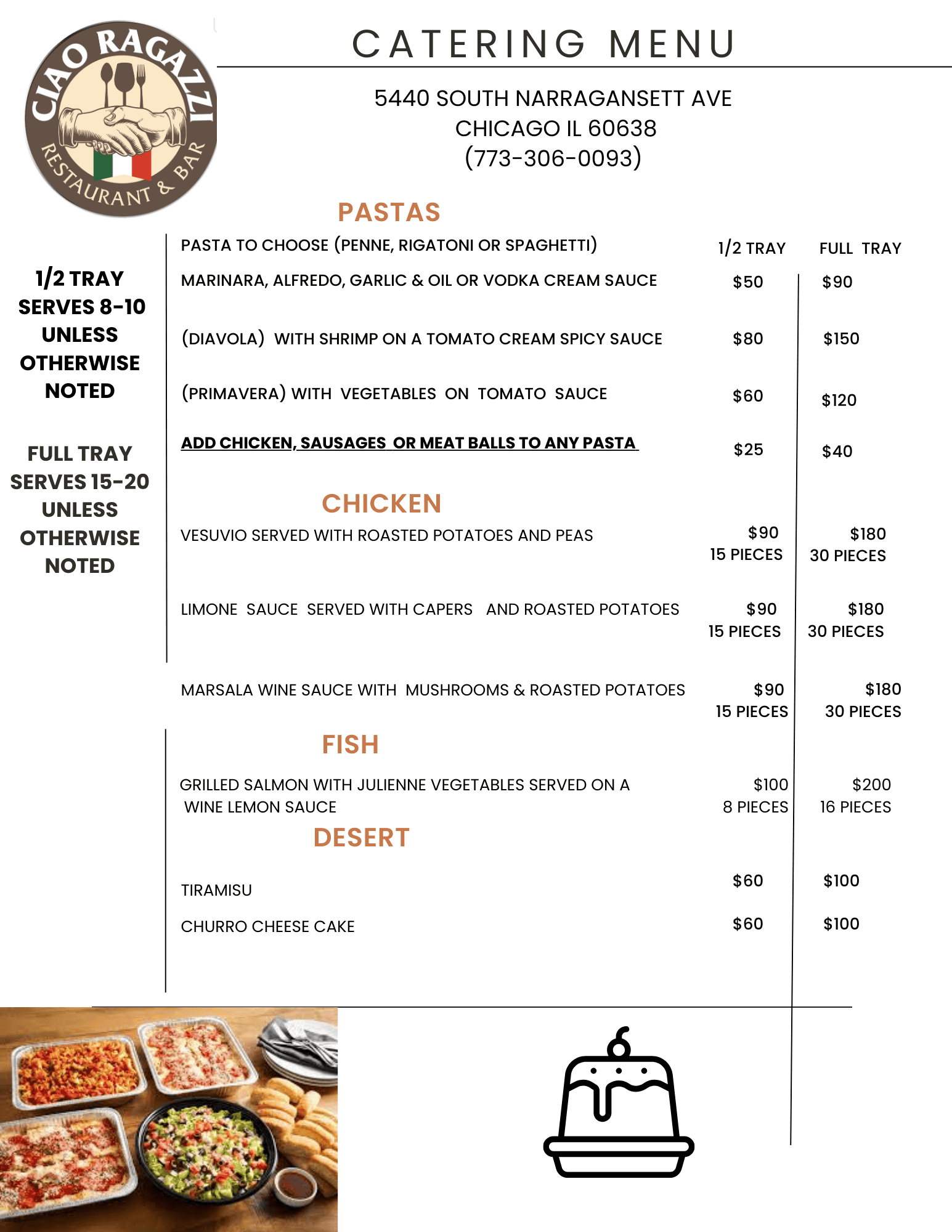 Chicago Catering Services | Ciao Ragazzi - Bringing Authentic Italian ...